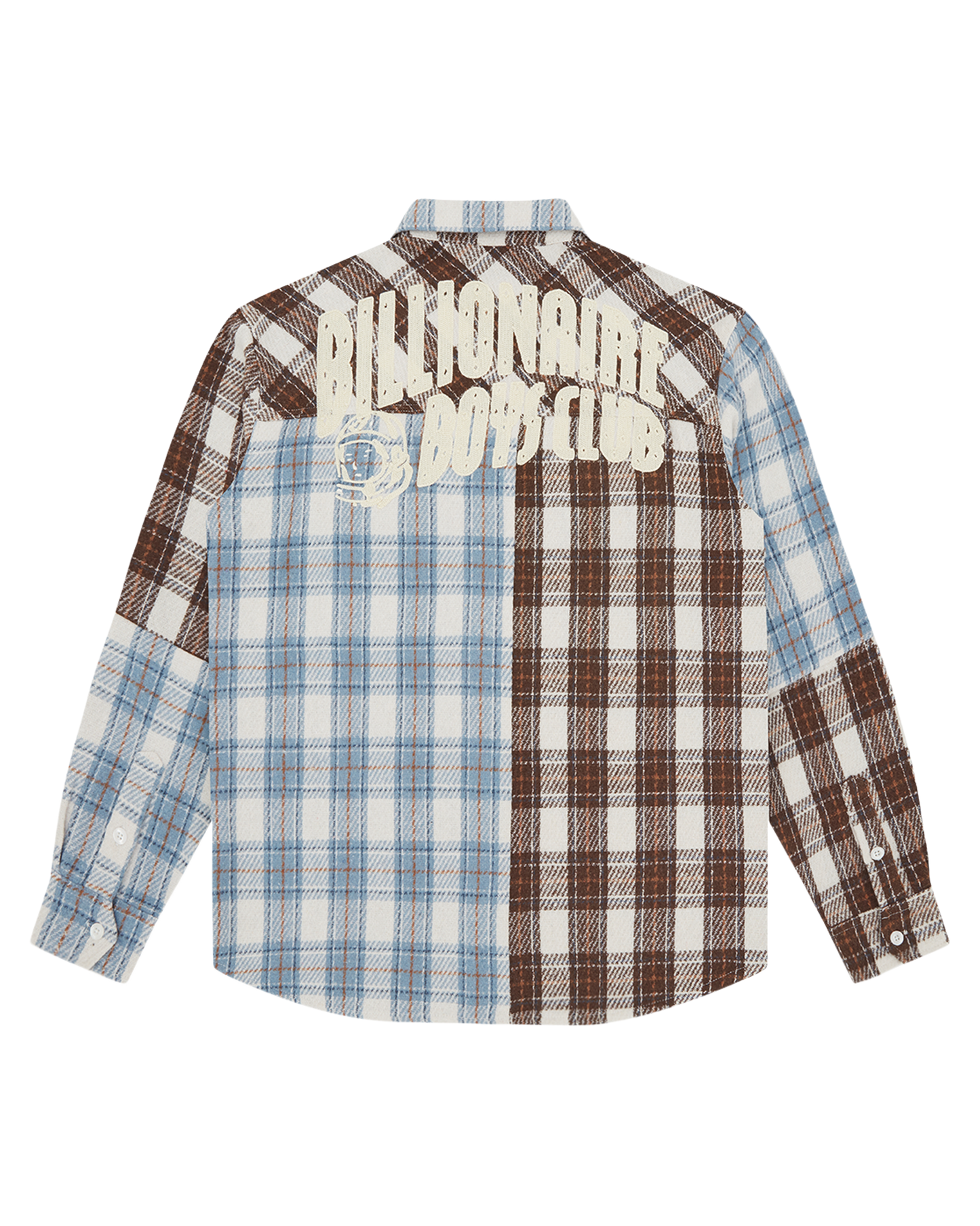 Arch Logo Patchwork Check Shirt – Billionaire Boys Club