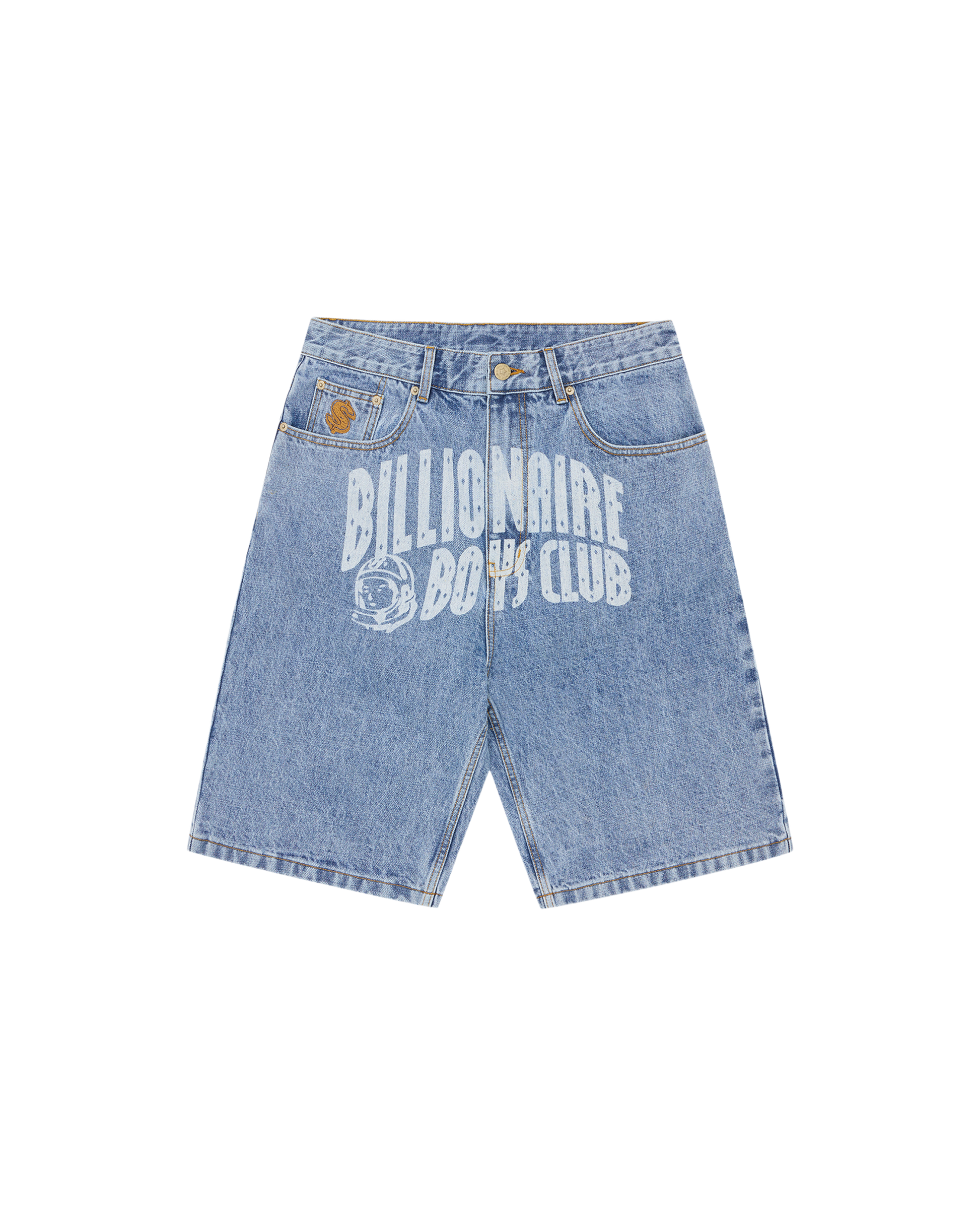 Faded Arch Logo Denim Shorts – Billionaire Boys Club