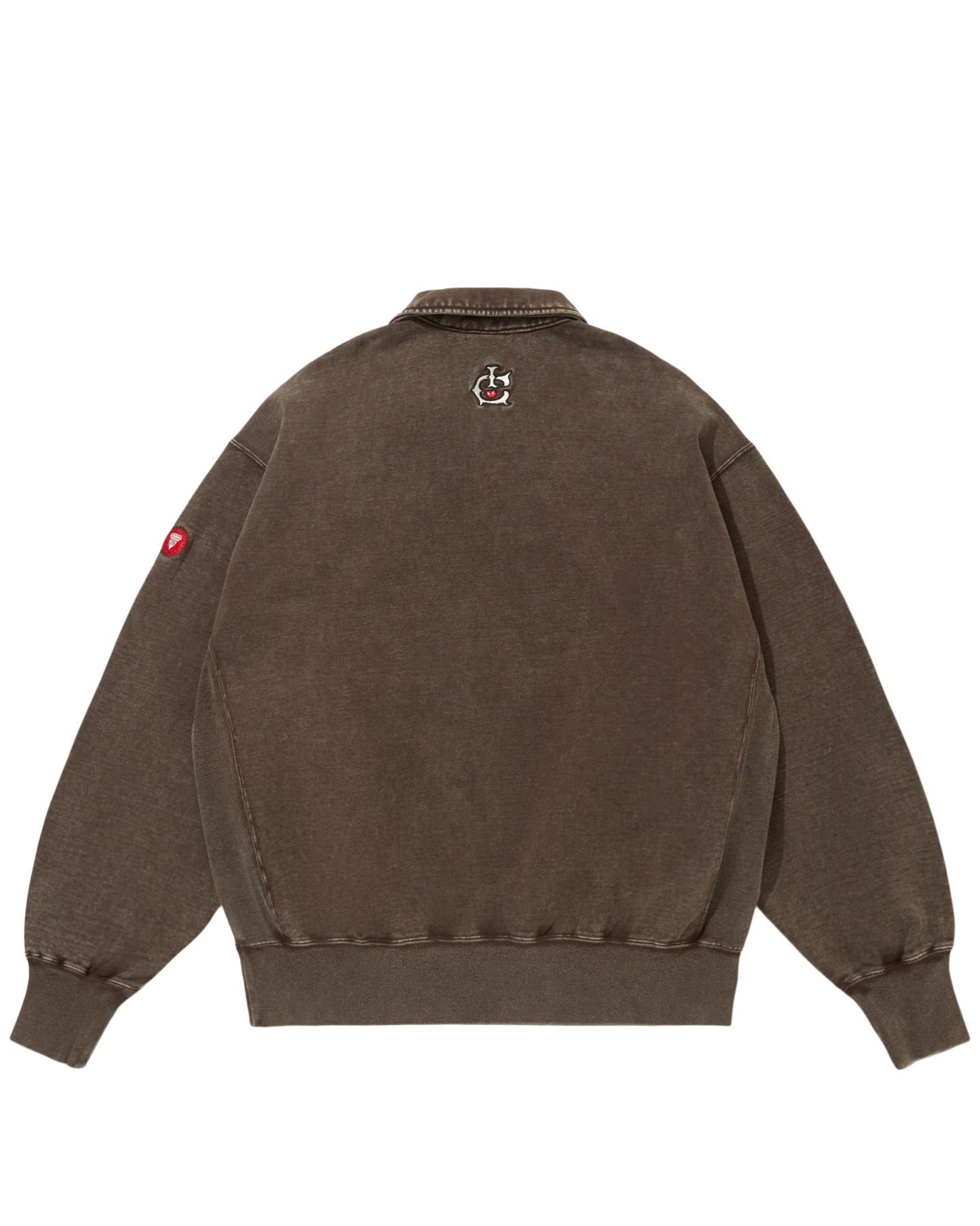 Emboridered Logo Damaged Half Zip Sweatshirt – Billionaire Boys Club